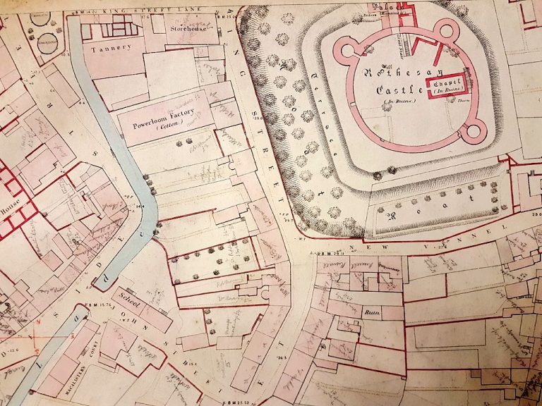 Rothesay map from Bute Museum - Dig It!